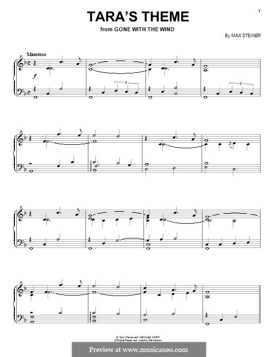 My Own True Love (Tara's Theme) from Gone with the Wind por M. Steiner em músicaNeo