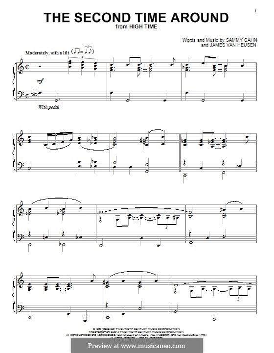 The Second Time Around (Frank Sinatra) por J.V. Heusen em músicaNeo