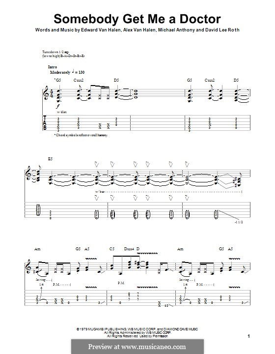 Somebody Get Me a Doctor (Van Halen) por A.V. Halen, E.V. Halen, M ...