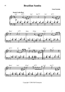 Brazilian Samba por F. Pustilnik - Partituras on músicaNeo