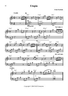 Utopia por F. Pustilnik - Partituras on músicaNeo
