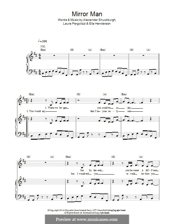 Mirror Man por A. Shuckburgh, L. Pergolizzi, E. Henderson em músicaNeo