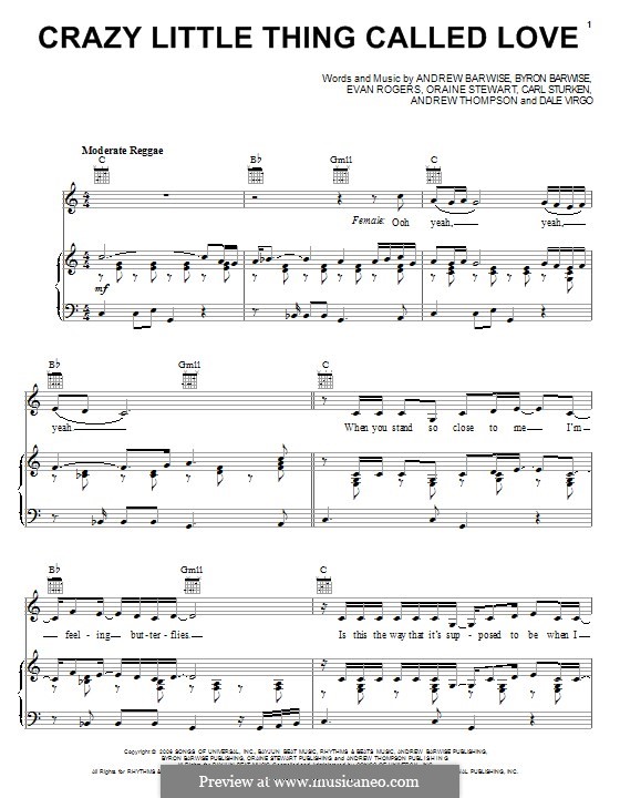 Crazy Little Thing Called Love (Rihanna) por C. Sturken, E. Rogers, A ...