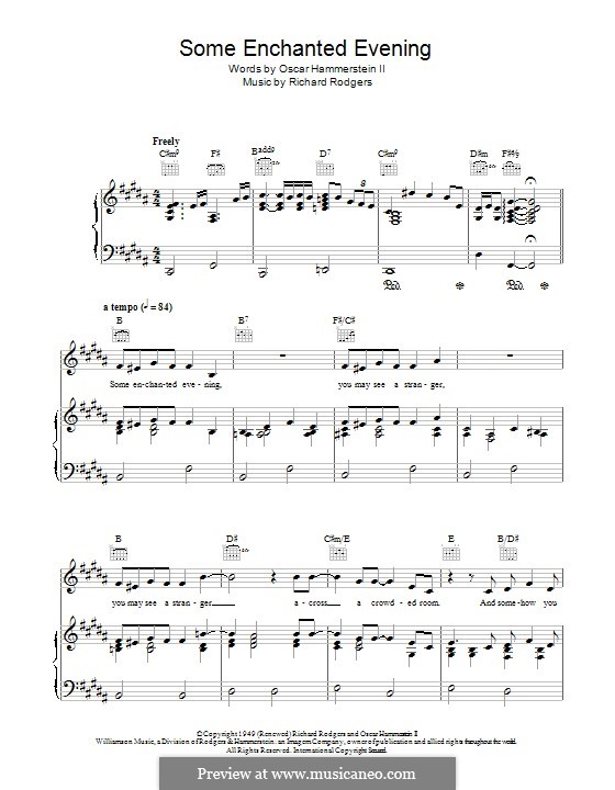 Some Enchanted Evening (from South Pacific) por R. Rodgers em músicaNeo