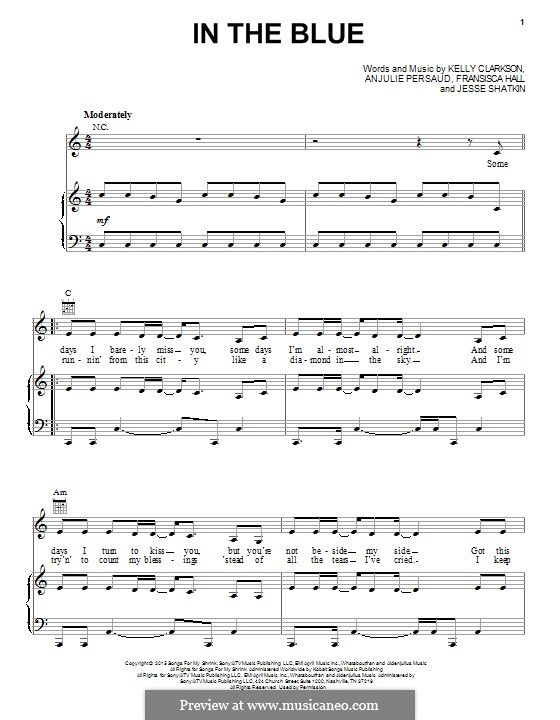 In the Blue por K. Clarkson, F. Hall, J. Shatkin, A. Persaud em músicaNeo