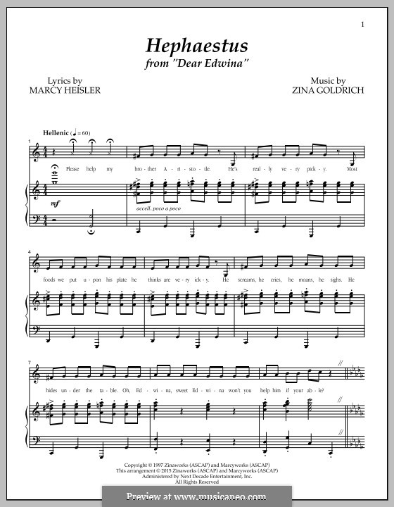 Hephaestus por Z. Goldrich - Partituras on músicaNeo