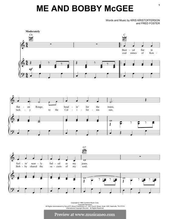 Me and Bobby McGee (Janis Joplin) por F. Foster, K. Kristofferson em ...