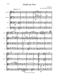 Guide my Feet por folklore - Partituras on músicaNeo