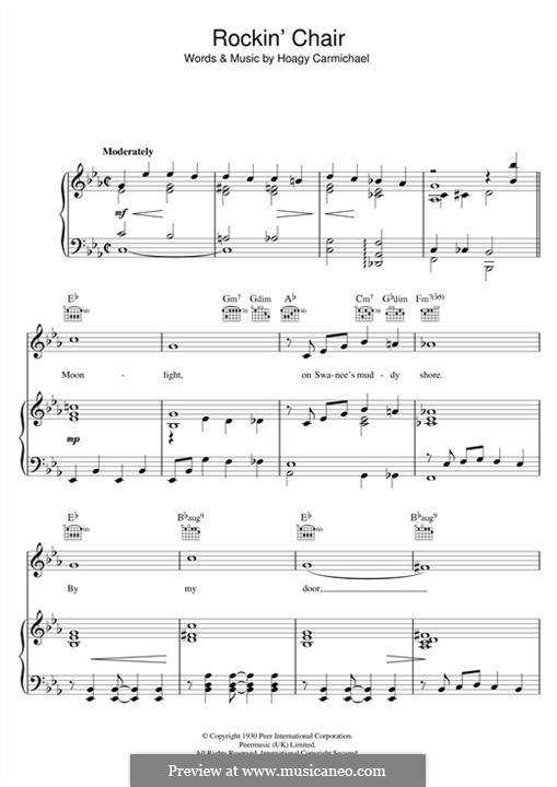 Rockin' Chair por H. Carmichael - Partituras on músicaNeo