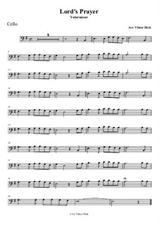 Lord's Prayer por folklore - Partituras on músicaNeo