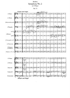 Complete set (Symphony No.2 in D Major, Op.73) por J. Brahms em músicaNeo