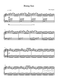 Rising Sun por Paul August - Partituras on músicaNeo