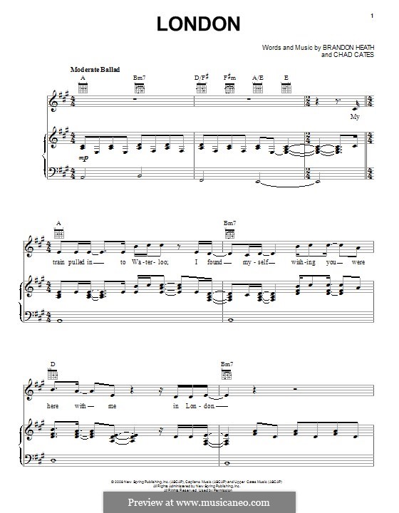 London por B. Heath, C. Cates - Partituras on músicaNeo