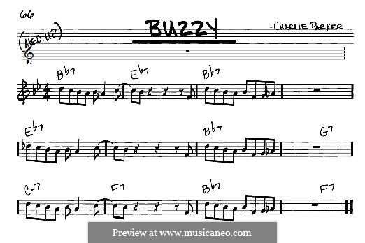 Buzzy por C. Parker - Partituras on músicaNeo