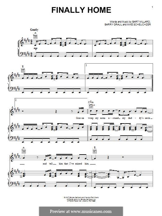 Finally Home (MercyMe) por B. Graul, B. Millard, M. Scheuchzer em músicaNeo