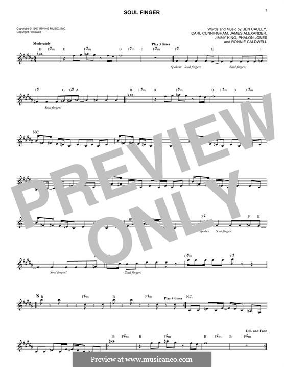 Soul Finger (The Bar-Kays) por B. Cauley, C. Cunningham, J. Alexander ...