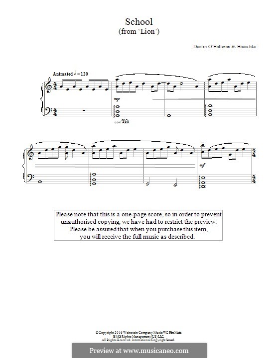 School (from 'Lion') por D. O'Halloran, V. Bertelmann em músicaNeo