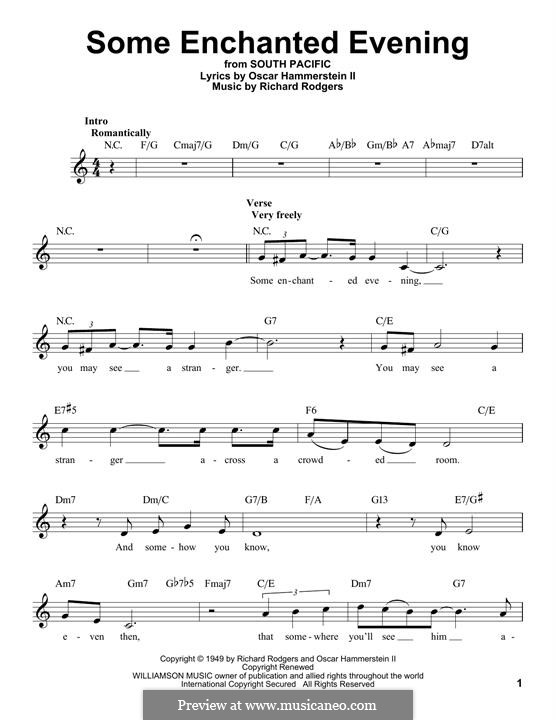 Some Enchanted Evening (from South Pacific) por R. Rodgers em músicaNeo