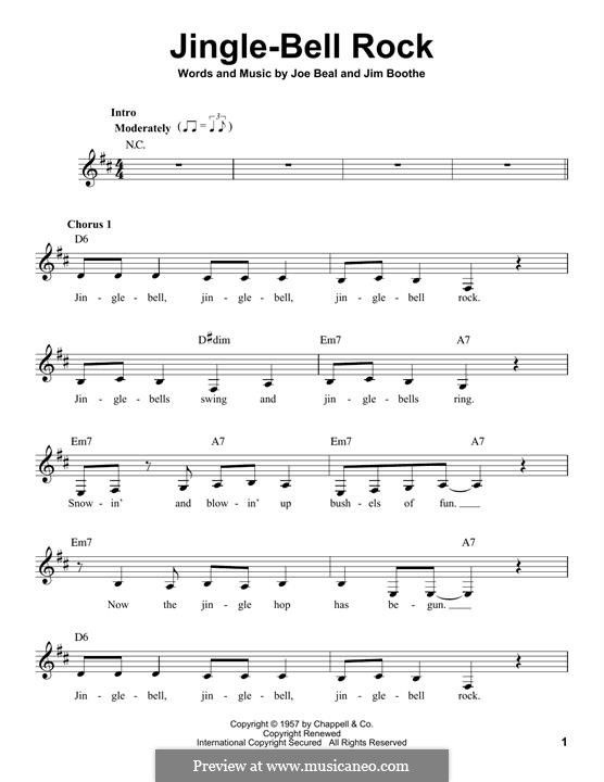 Vocal version (Jingle Bell Rock) por J. Boothe, J. Beal em músicaNeo