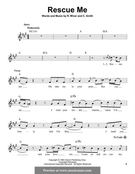 Rescue Me (Aretha Franklin) por C. Smith, R. Miner em músicaNeo