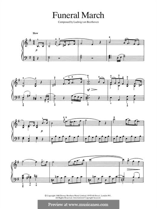 Marche Funebre (Funeral March) por L.v. Beethoven em músicaNeo