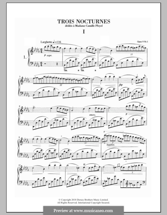 No.1 in B Flat Minor (Nocturnes, Op.9) por F. Chopin em músicaNeo