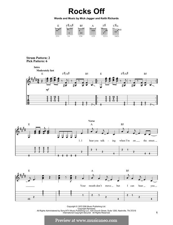 Rocks Off (The Rolling Stones) por K. Richards, M. Jagger em músicaNeo