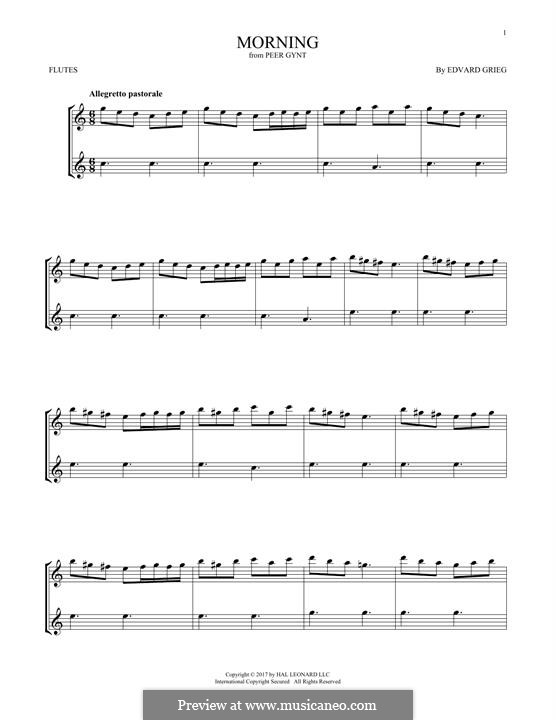 Suite No.1. Morning Mood, Op.46 No.1 (Peer Gynt) por E. Grieg em músicaNeo