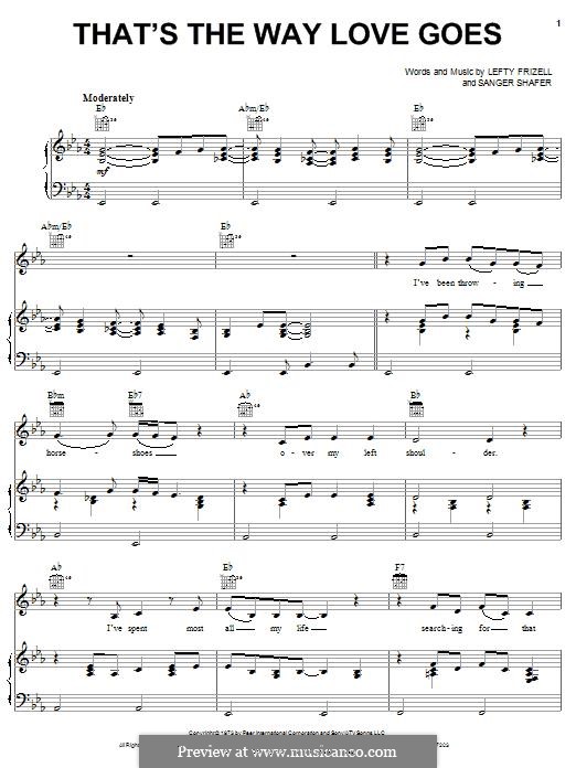 That's the Way Love Goes por S.D. Shafer, L. Frizell em músicaNeo