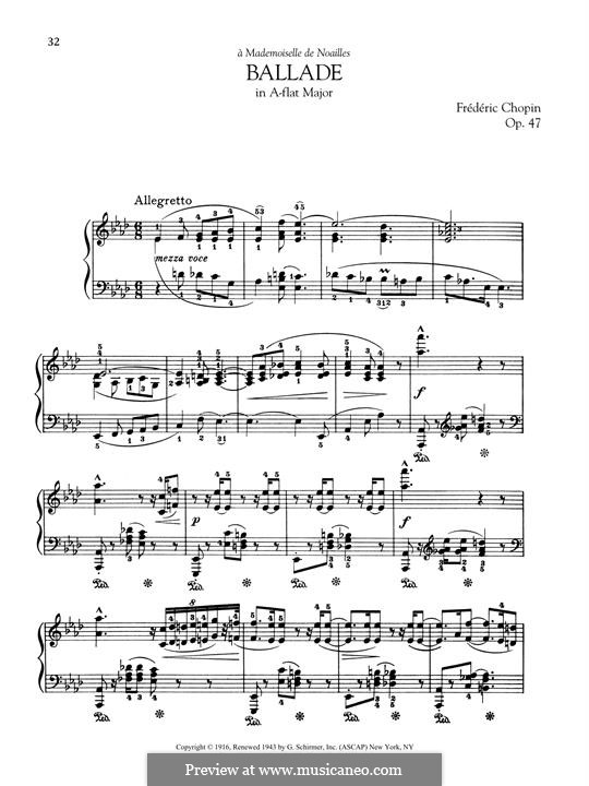 Ballade No.3 in A Flat Major, Op.47 por F. Chopin em músicaNeo