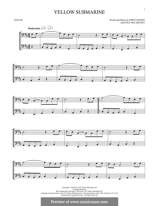 Yellow Submarine (The Beatles) por J. Lennon, P. McCartney em músicaNeo