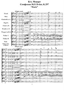 Symphony No.31 in D Major 'Paris', K.297 por W.A. Mozart em músicaNeo