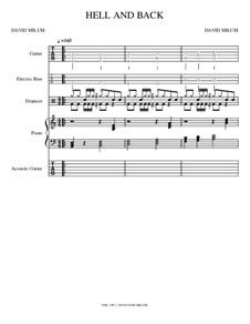 Hell and Back por Davis - Partituras on músicaNeo