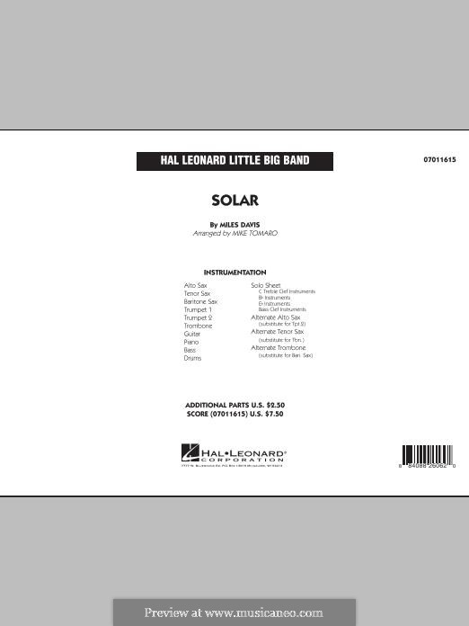 Solar por M. Davis - Partituras on músicaNeo