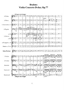 Concerto for Violin and Orchestra in D Major, Op.77 por J. Brahms em músicaNeo