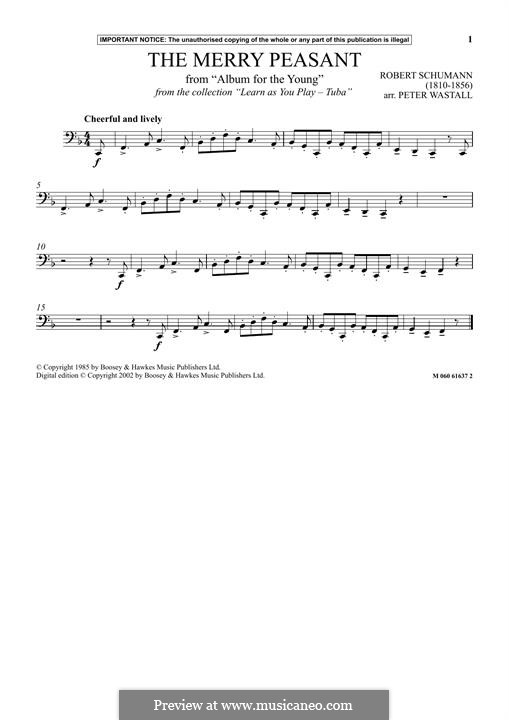 No.10 Fröhlicher Landmann (The Happy Farmer) (Album for the Young, Op ...