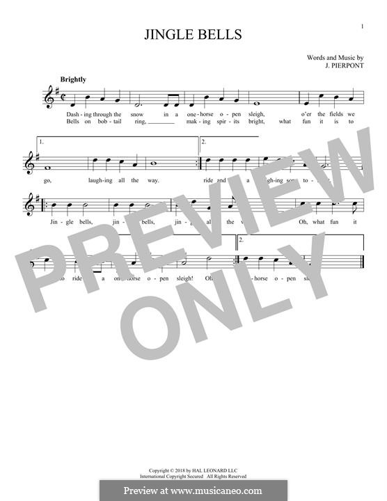 Jingle Bells (Printable scores) por J.L. Pierpont - Partituras on músicaNeo Jingle Bells (Printable scores) por J.L. Pierpont - Partituras on músicaNeo