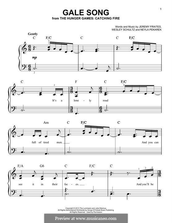 Gale Song (The Lumineers) por J. Fraites, W. Schultz, N. Pekarek em ...