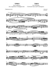 Trio for Clarinet, Bass Clarinet, Contrafagotto por A. Bystrov em músicaNeo