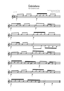Üsküdara por folklore - Partituras on músicaNeo