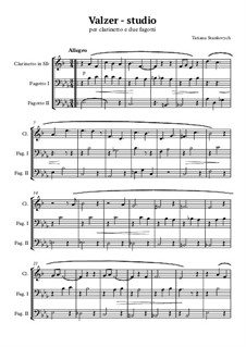 Valzer - studio por T. Stankovych - Partituras on músicaNeo