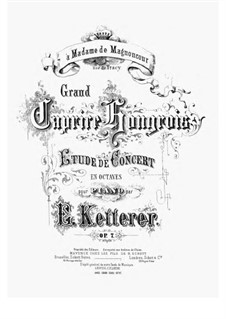 Grand Caprice Hongrois. Etude de Concert en Octaves, Op.7 por E ...
