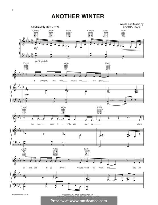 Another Winter por S. Taub - Partituras on músicaNeo