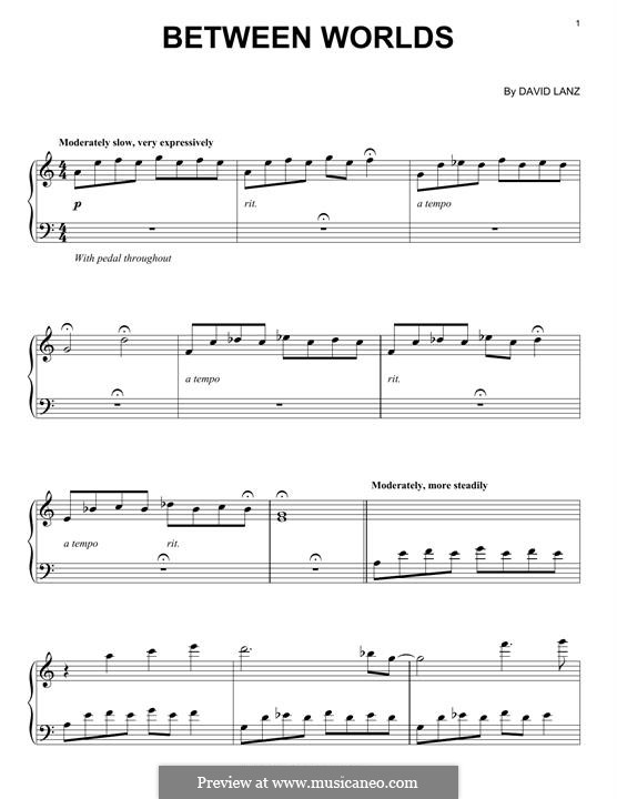 Between Worlds por D. Lanz - Partituras on músicaNeo