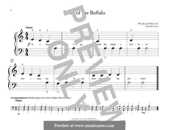 Song Of The Buffalo por J. Linn - Partituras on músicaNeo