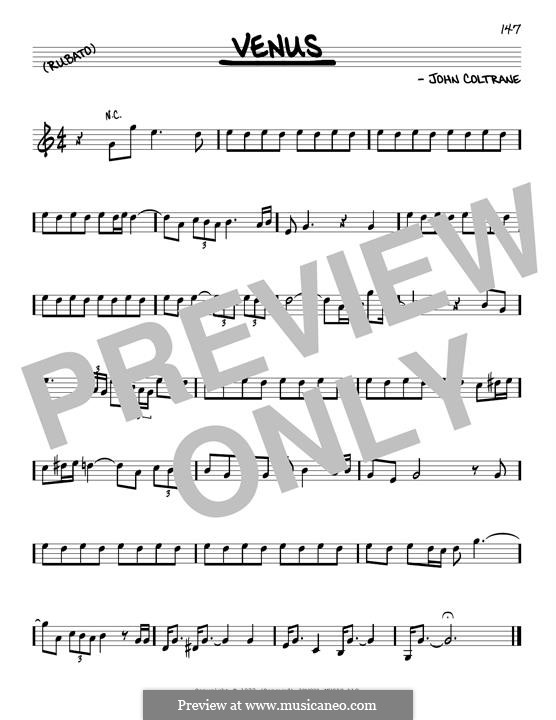 Venus por J. Coltrane - Partituras on músicaNeo
