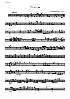 Concerto in D Major for Double Bass and Orchestra por A. Capuzzi em ...