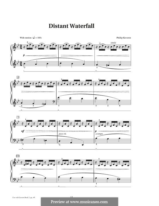 Distant Waterfall por P. Keveren - Partituras on músicaNeo