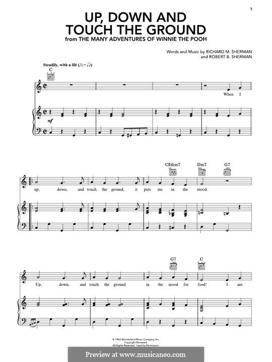 Up, Down And Touch The Ground (from Winnie The Pooh) por R.M. Sherman ...