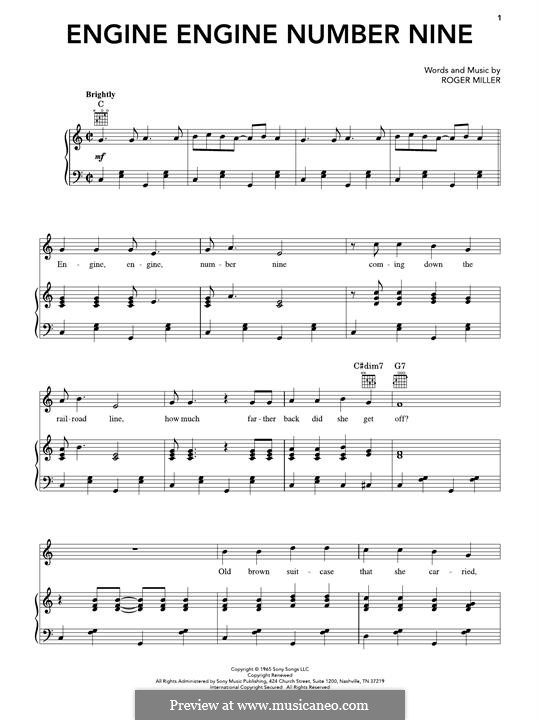 Engine Engine Number Nine por R. Miller - Partituras on músicaNeo